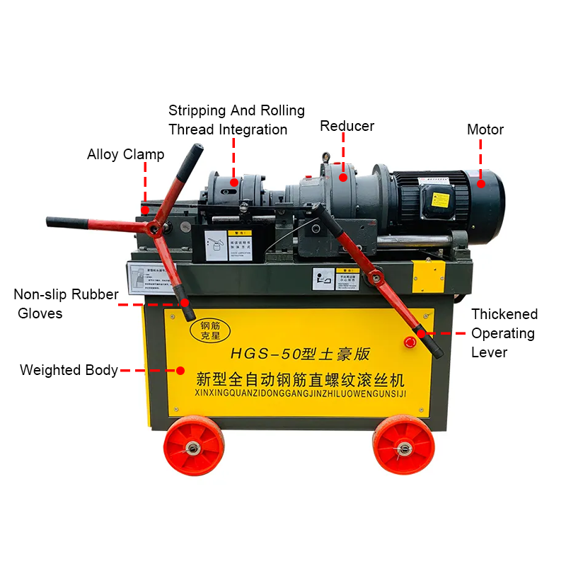 Steel Bar Thread Rolling Machine-HGS-50 - Changge City, Xuchang, Henan ...
